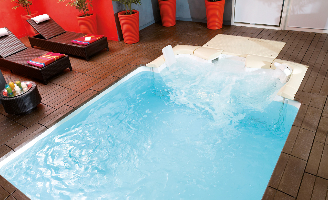 Pool Filtertreppe